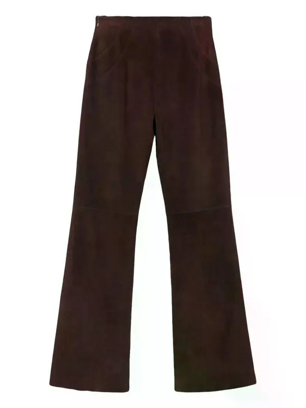 Valentino Garavani 2000s Suede Trousers