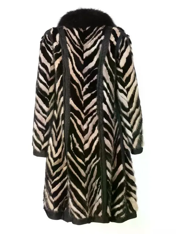 LANVIN Tiger-print Faux-fur Coat