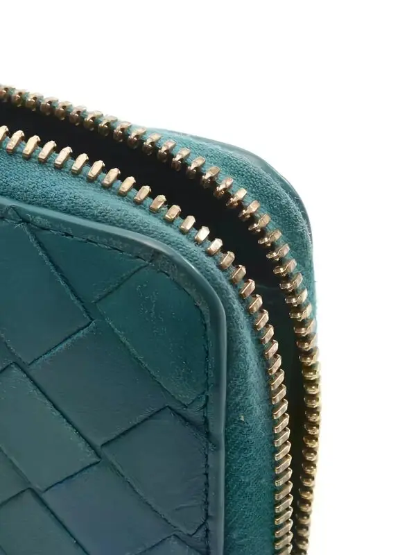 Bottega Veneta 2000s Intrecciato Zip-round Wallet