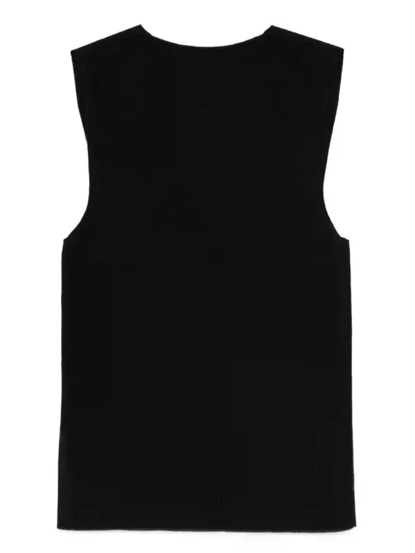 Saint Laurent 1990s Shoulder-detailed Top