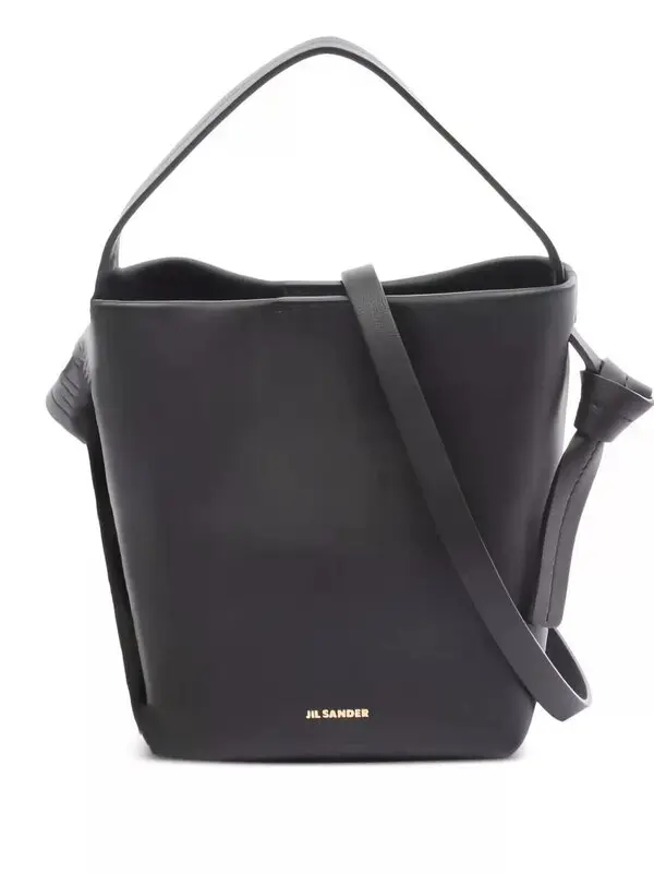 JIL SANDER Knotted-handle Leather Tote Bag
