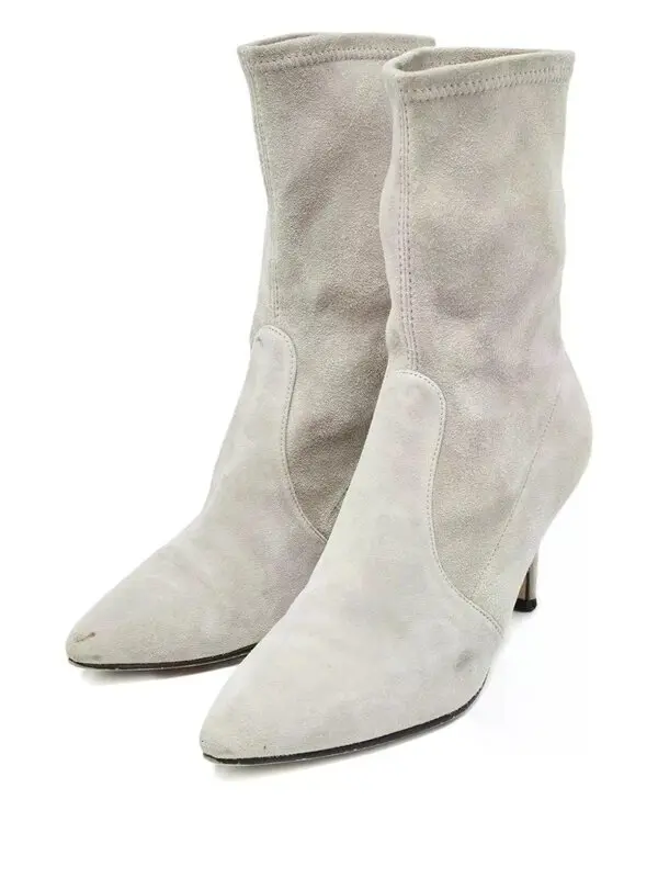 STUART WEITZMAN 80mm Suede Pointed-toe Boots