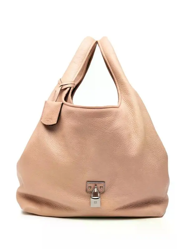 Loewe 2008 Calle Lock Shoulder Bag - Brown