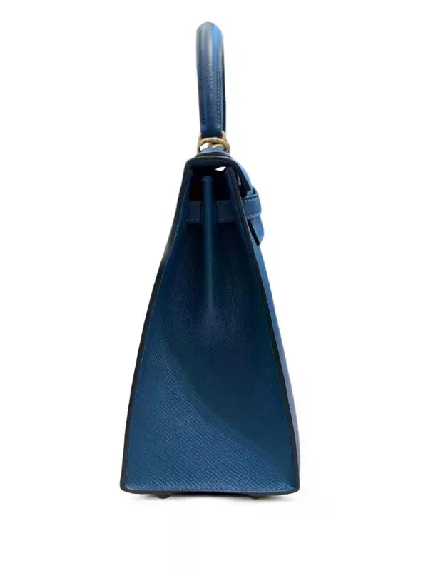 Hermès 2024 Kelly Sellier 25 Epsom Tote - Blue
