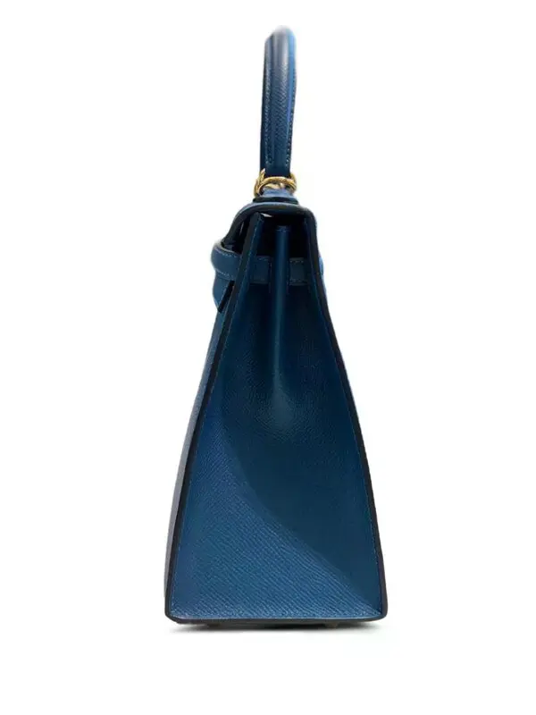 Hermès 2024 Kelly Sellier 25 Epsom Tote - Blue