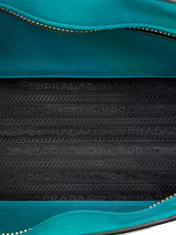 Prada Saffiano Vernice Esplanade Crossbody Bag