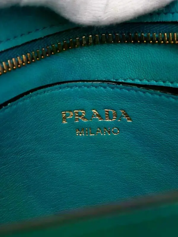 Prada Saffiano Vernice Esplanade Crossbody Bag
