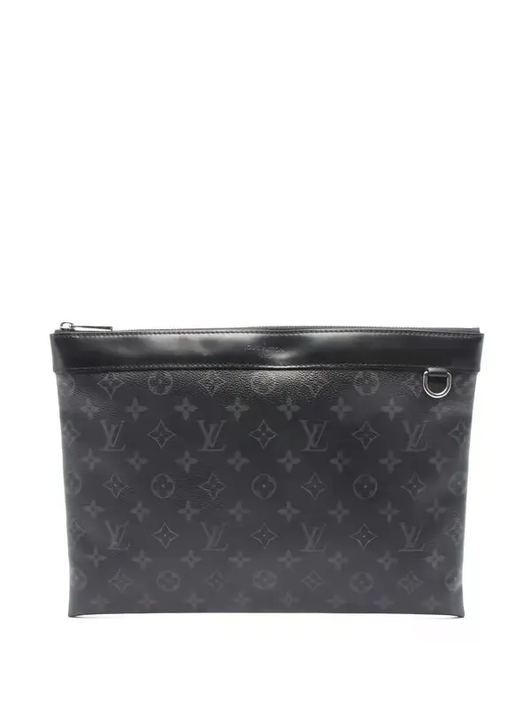 LOUIS VUITTON 2018 Discovery Monogram Clutch - Black