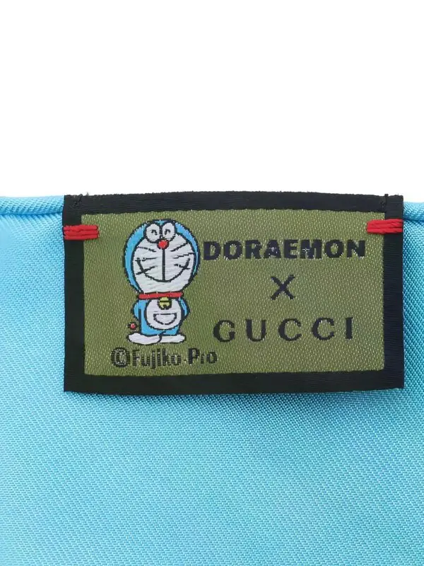 Gucci X Doraemon Silk Scarf