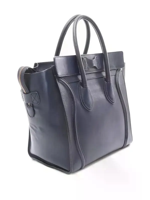 Celine 00s Mini Luggage Handbag - Blue