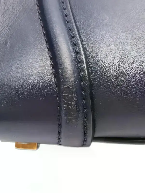 Celine 00s Mini Luggage Handbag - Blue