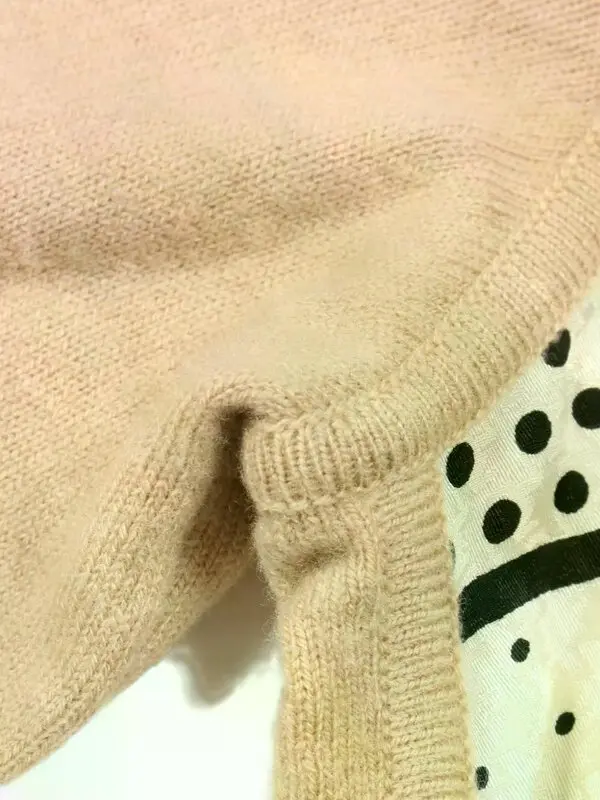 Hermès 2010s Twill Bandana Knitted Dress