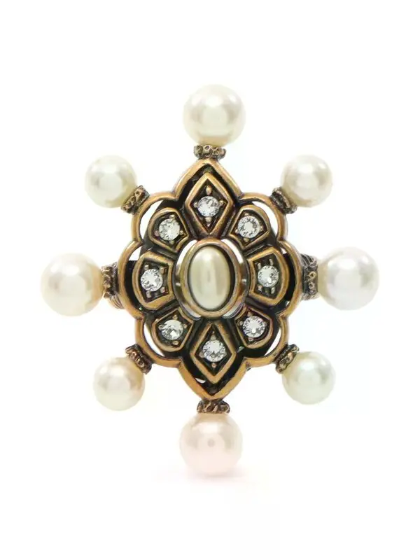 Gucci 2010s Rhinestone-embellished Ring