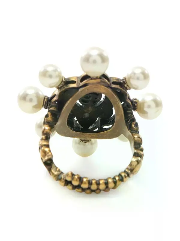 Gucci 2010s Rhinestone-embellished Ring