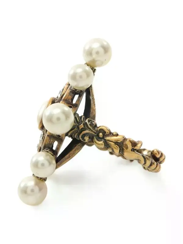 Gucci 2010s Rhinestone-embellished Ring