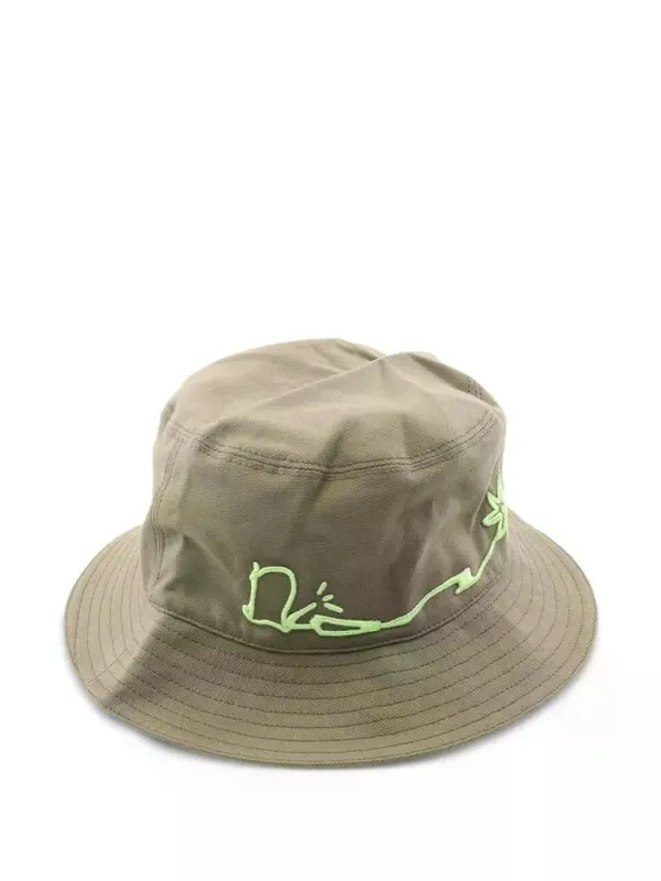 Dior X Travis Scott 2010 Cactus Jack Bucket Hat - Grey
