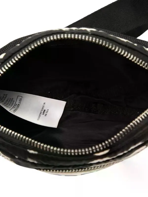 Burberry Zebra Print Nylon Logo Belt Bag