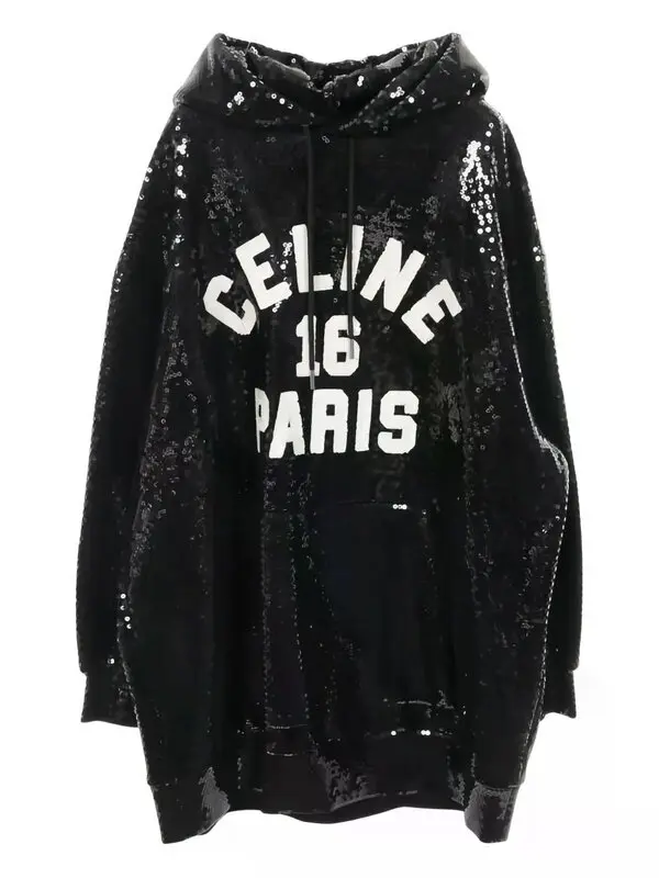 Celine Sequin-embellished Hoodie