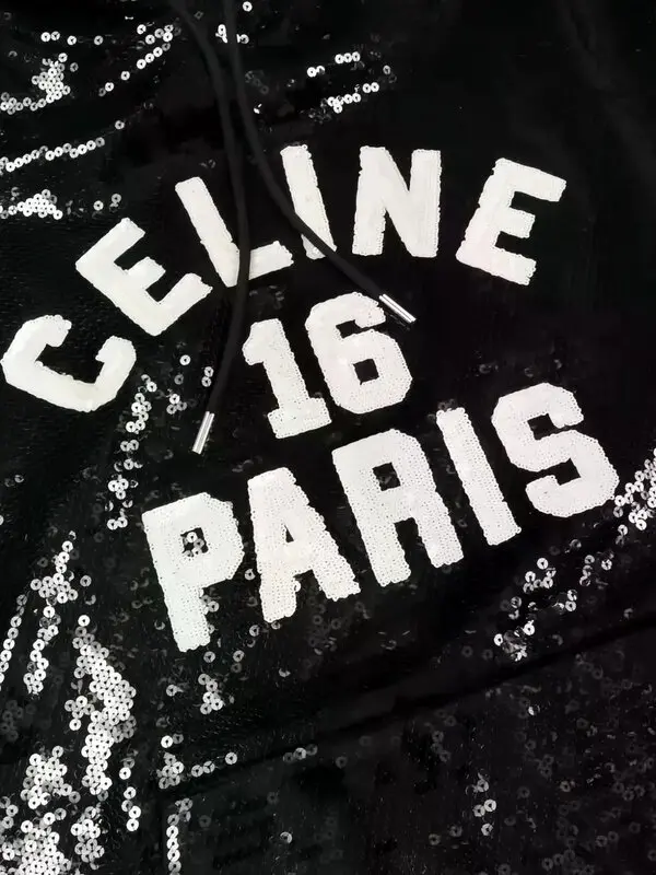 Celine Sequin-embellished Hoodie