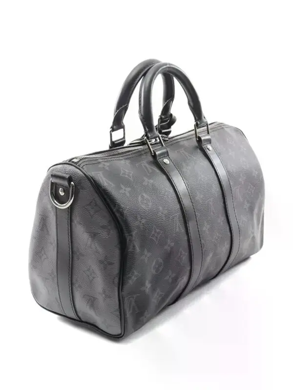 LOUIS VUITTON Keepall Bandoulière Two-way Duffle Bag - Black