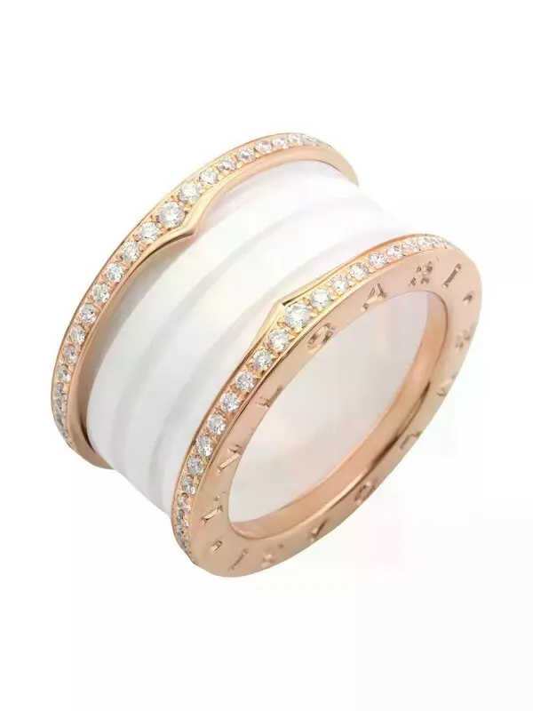 BVLGARI B.zero1 18k Pink Diamond Ring