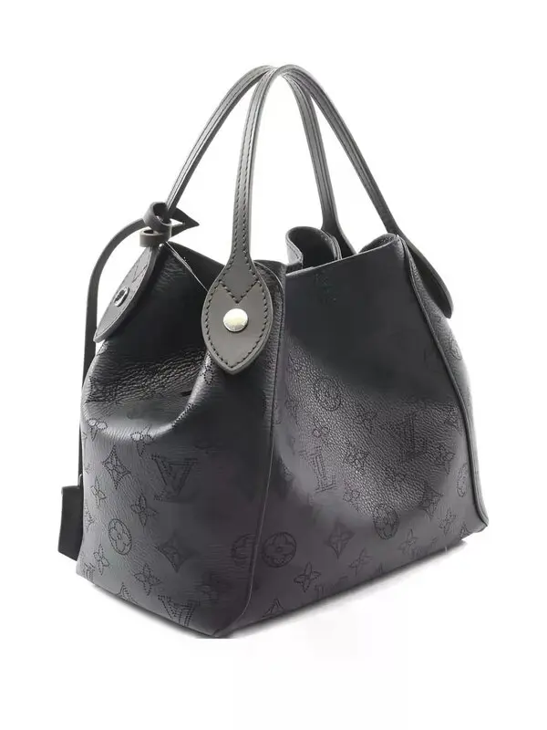 LOUIS VUITTON 2018 Mahina Monogram Leather Handbag - Black