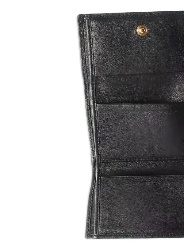Gucci 10s Diana Bamboo Gg Trifold Wallet