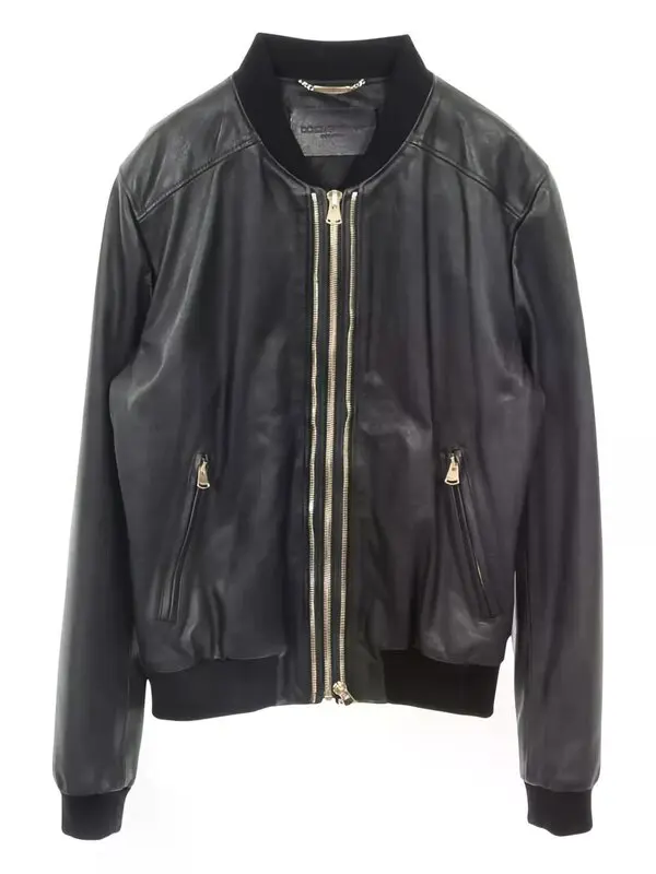 Dolce & Gabbana Leather Blouson Jacket