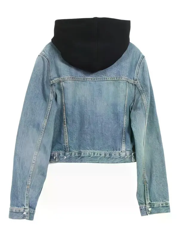 Alaïa 2010s Denim Hooded Jacket