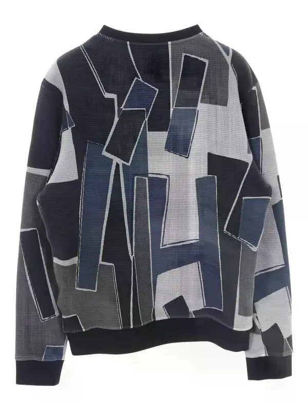 Hermès 2010s Geometric Cotton Sweatshirt - Blue