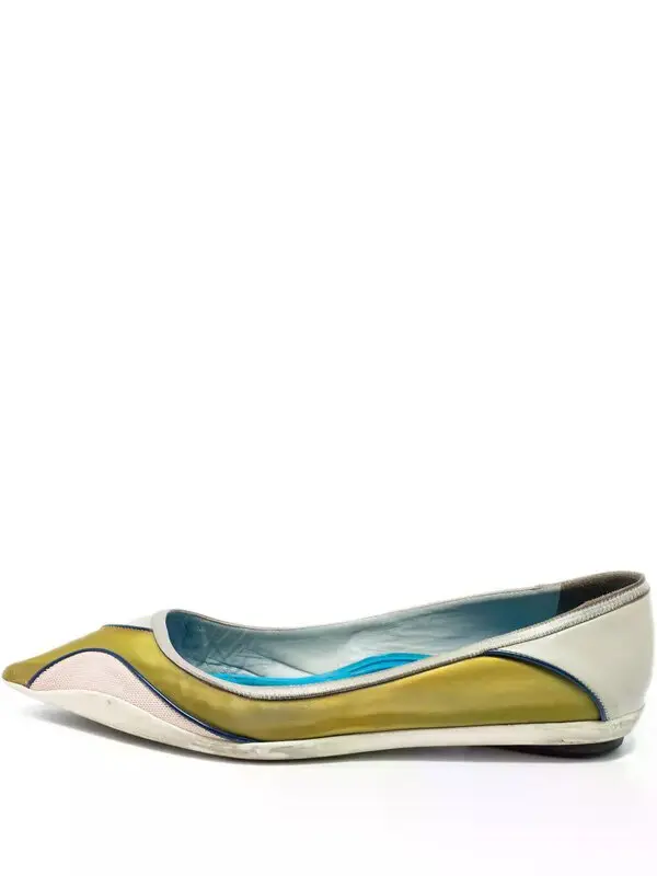Dior Colour-block Ballet Flats