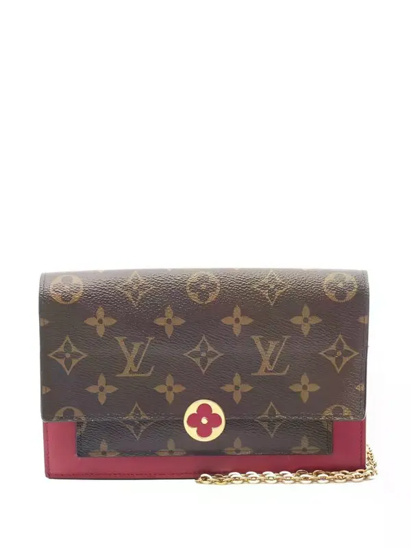 LOUIS VUITTON Portefeuil Flore Wallet - Brown