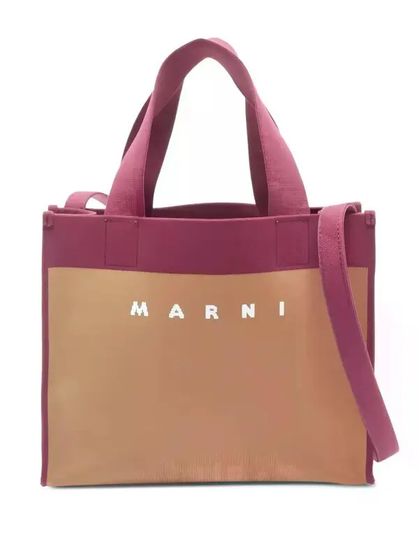 Marni 2010s Small Logo-print Tote Bag
