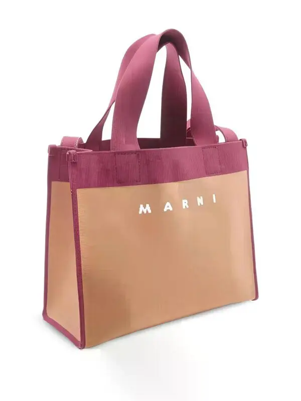 Marni 2010s Small Logo-print Tote Bag