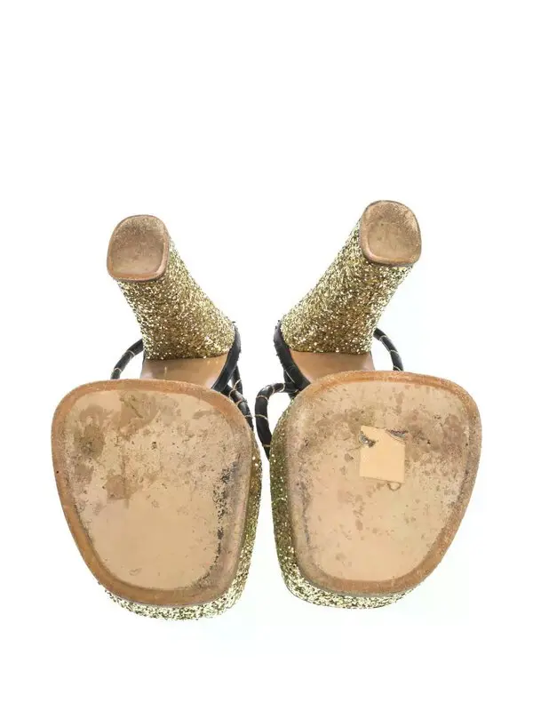 Marc Jacobs 140mm Glitter-embellished Platform Sandals