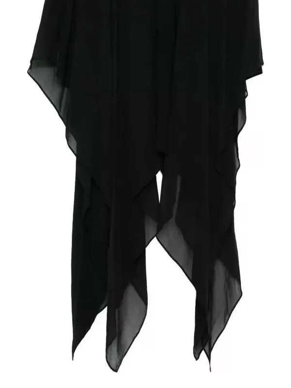 Saint Laurent 1990s Silk Asymmetric Skirt
