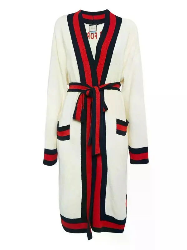 Gucci Belted Long Cardigan