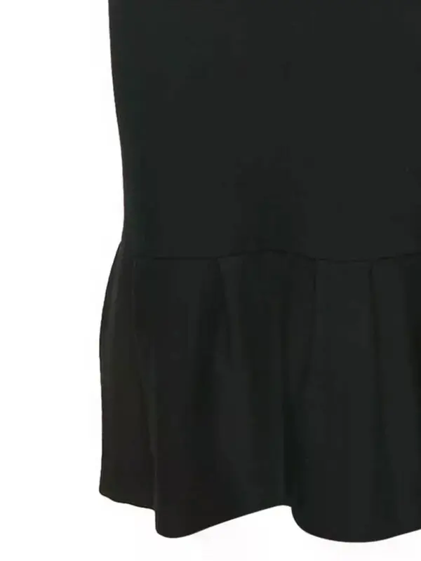 Carolina Herrera Vintage Ruffle-hem Dress