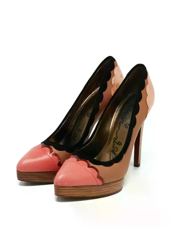 LANVIN 120mm Scalloped Pumps