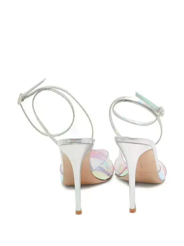 GIANVITO ROSSI 110mm Iridescent-effect Sandals