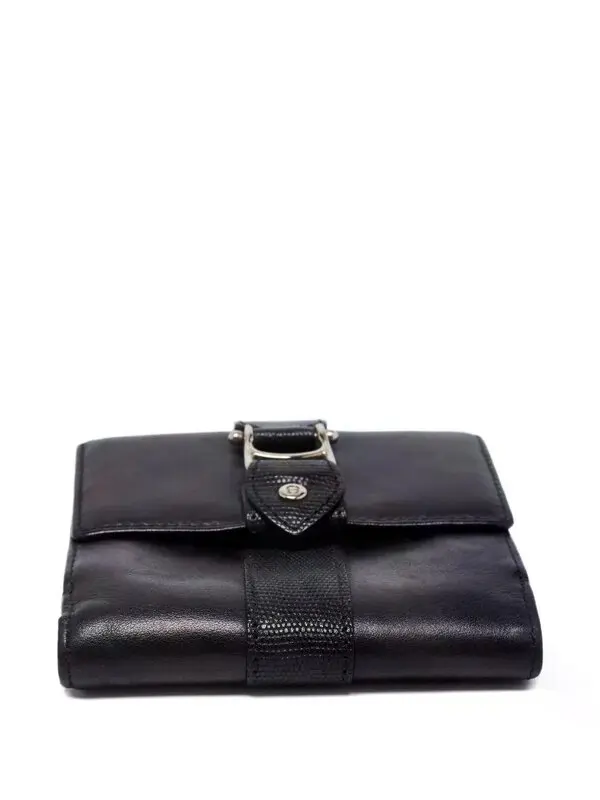 AIGNER Leather Trifold Wallet