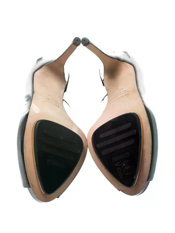 LE SILLA Patent Leather Peep Toe Platform Pumps