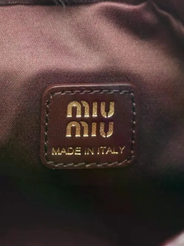 Miu Miu 2010 Logo-patch Pouch