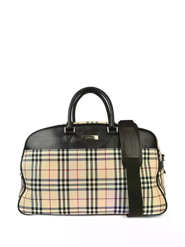 Burberry 1990-2000s Check Two-way Handbag