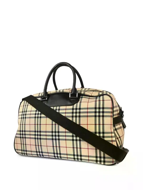 Burberry 1990-2000s Check Two-way Handbag