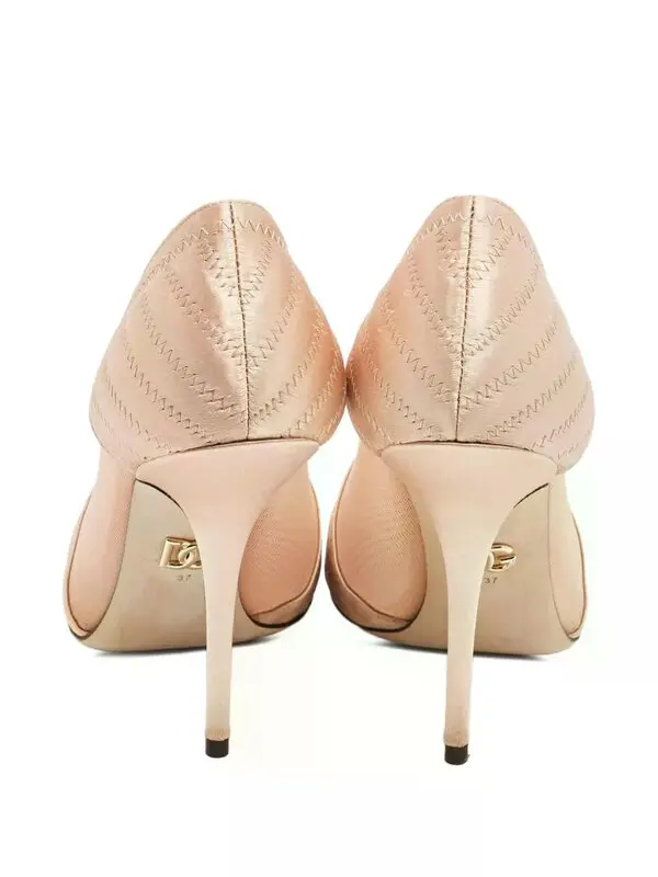 Dolce & Gabbana 110mm Embroidered Pointed-toe Pumps