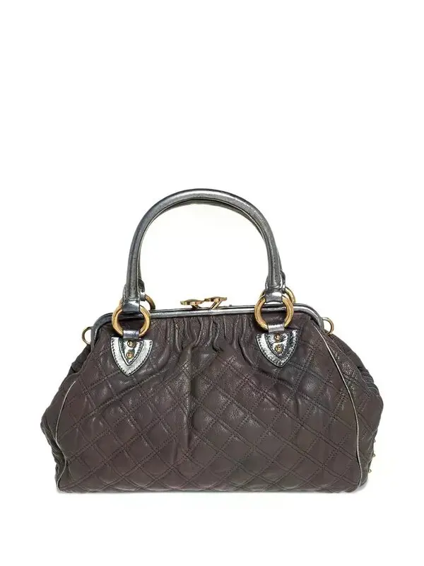 Marc Jacobs Quilted Leather Tote Bag - Grey