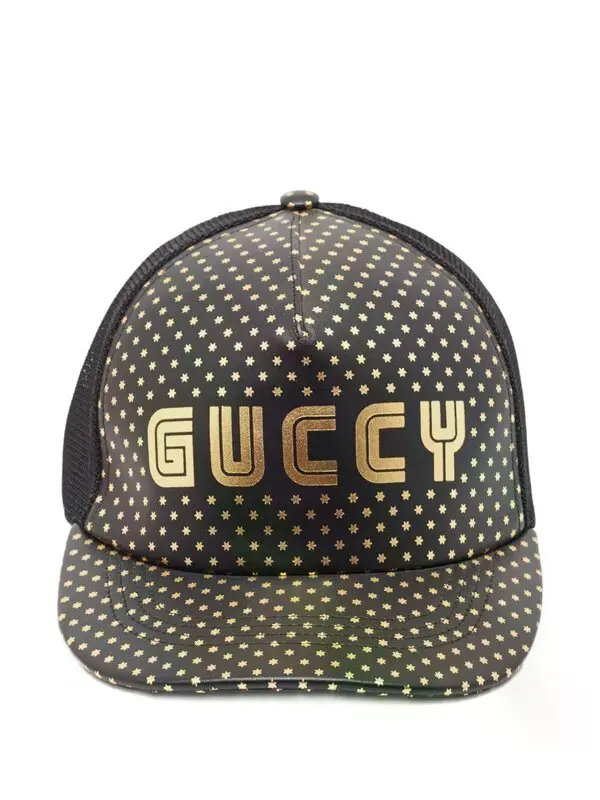 Gucci Star-pattern Mesh Cap