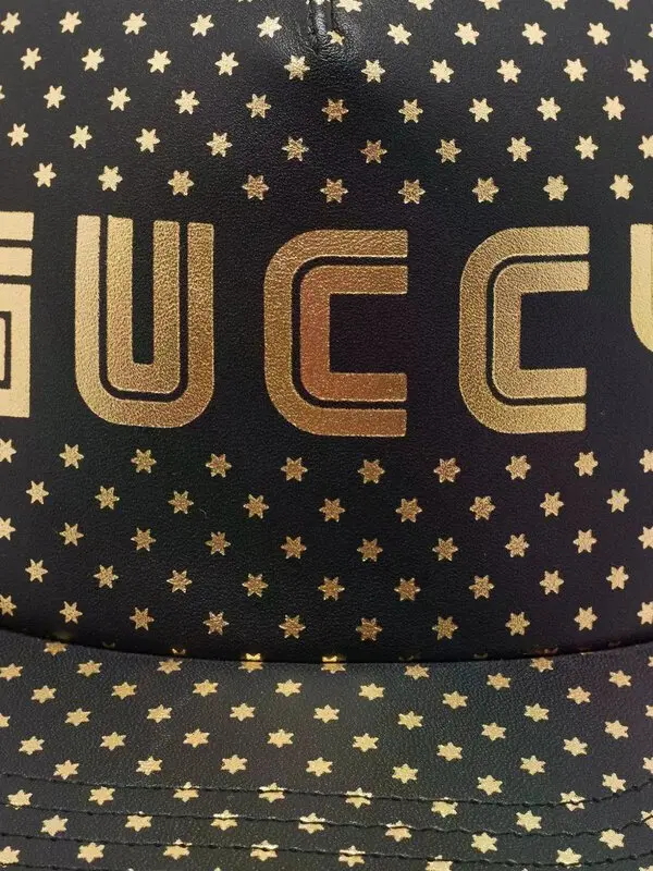 Gucci Star-pattern Mesh Cap