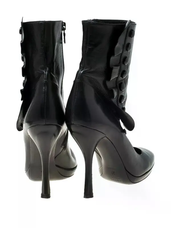 Prada Leather Heeled Boots
